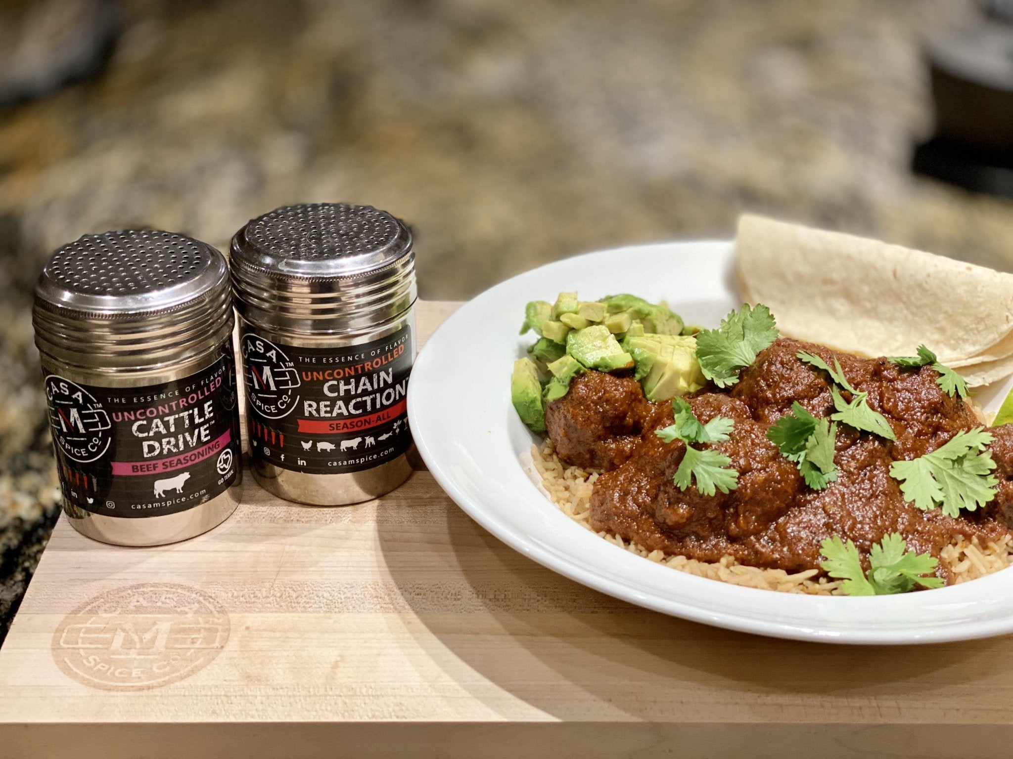 Meatballs in Chipotle Salsa – Casa M Spice Co