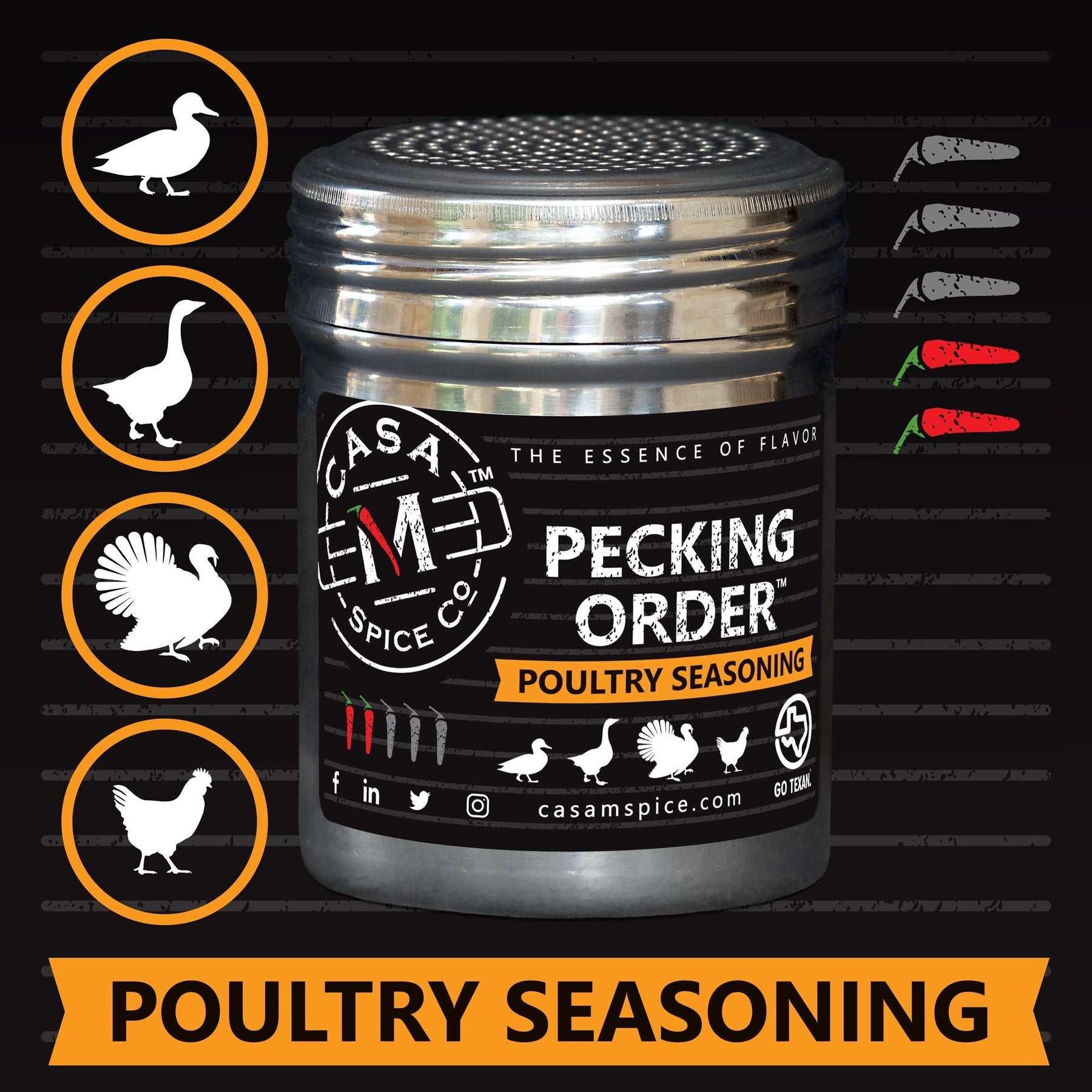 Pecking Order® Poultry Seasoning - Casa M Spice Co®